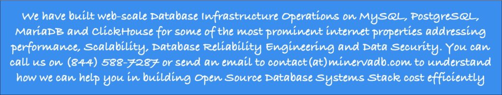 Consulting And Support For Mysql Mariadb Postgresql And Clickhouse
